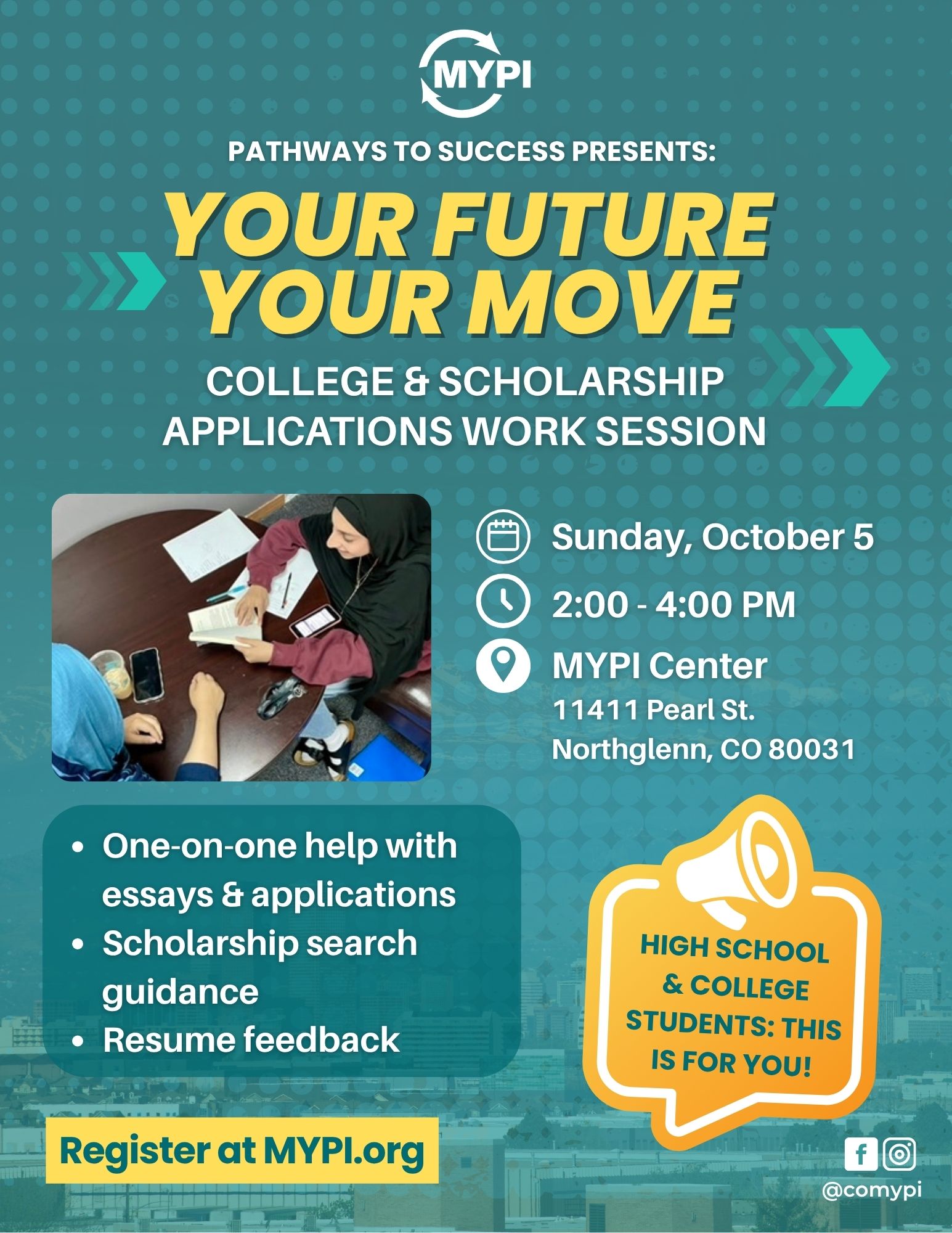 Register for Pathways to Success: College/Scholarship Application Workshop